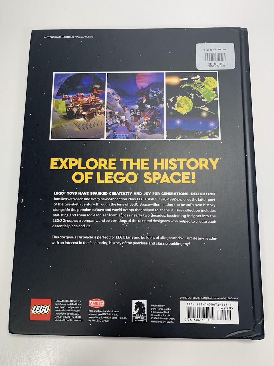 Lego Classic Space collecting information - Vintage Man Stuff