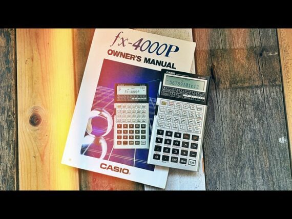 Casio fx-4000P Scientific programmable calculator manual 1984 Japan ...